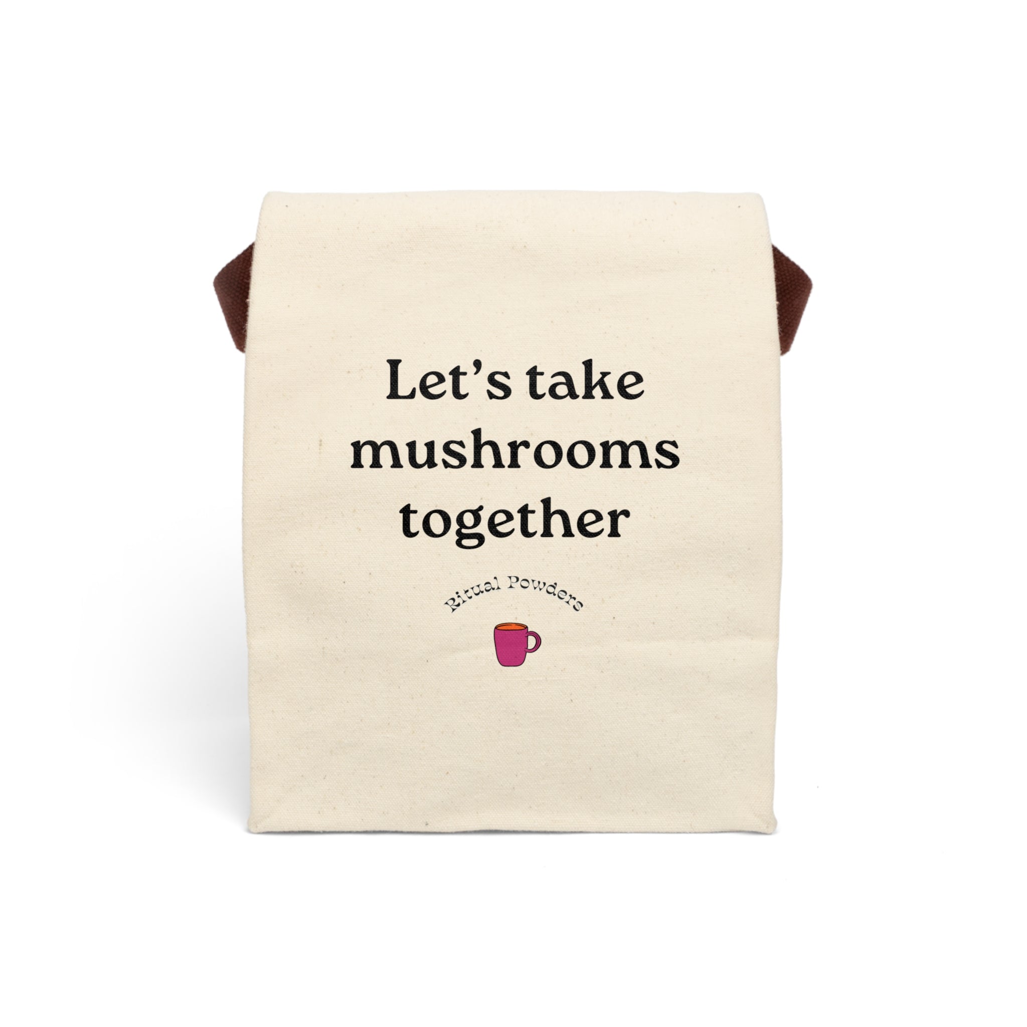 Canvas Lunch Bag With Strap – drinkritualpowders